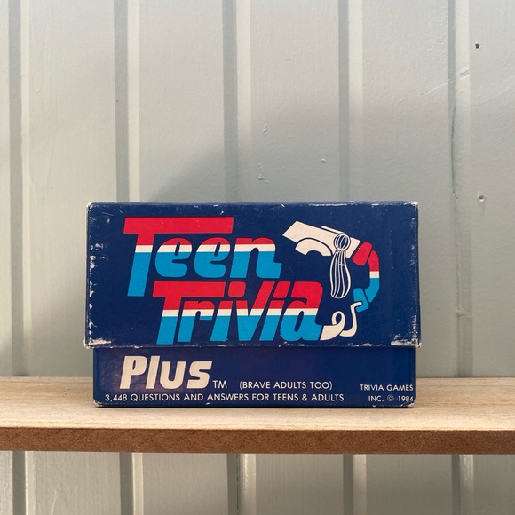 Media | Vintage Teen Trivia Plus Card Trivia Game 1984 A33 | Poshmark